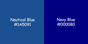 Nautical Blue vs Navy Blue: Exploring Color Differences - xplorecolor