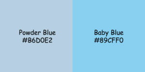 Powder Blue vs Baby Blue: Choosing the Perfect Color Palette - xplorecolor